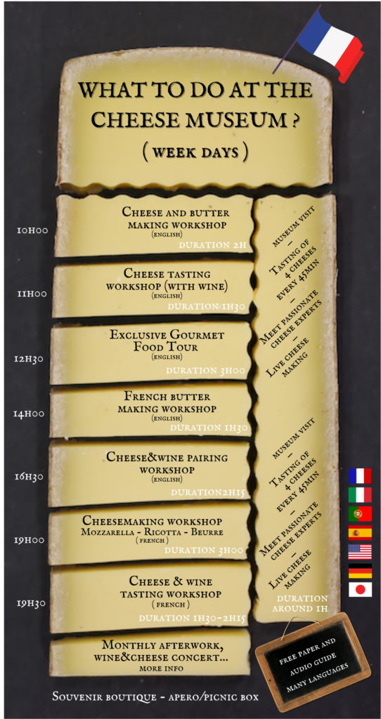 Things to do at the museum - Musée du fromage